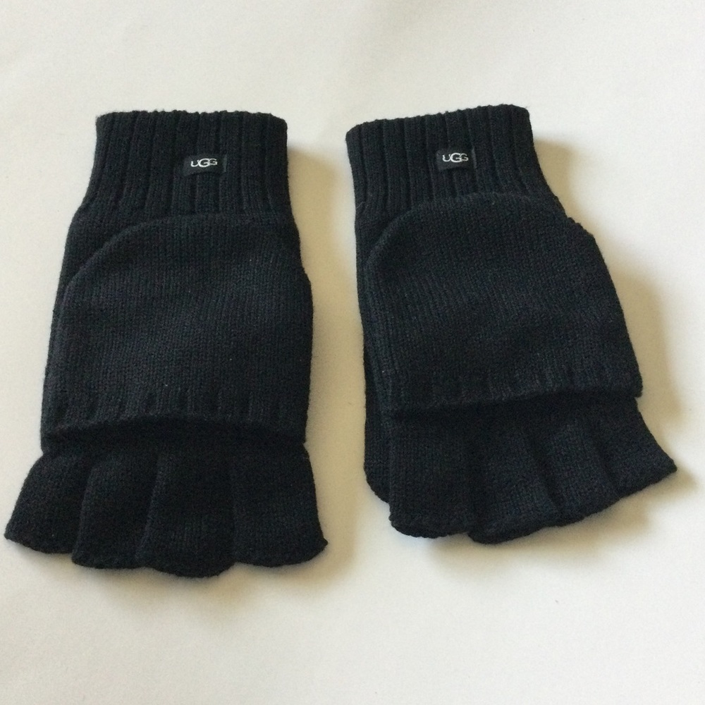 Ugg Mens Convertible Fingerless Gloves Flip Top Mitte… - Gem